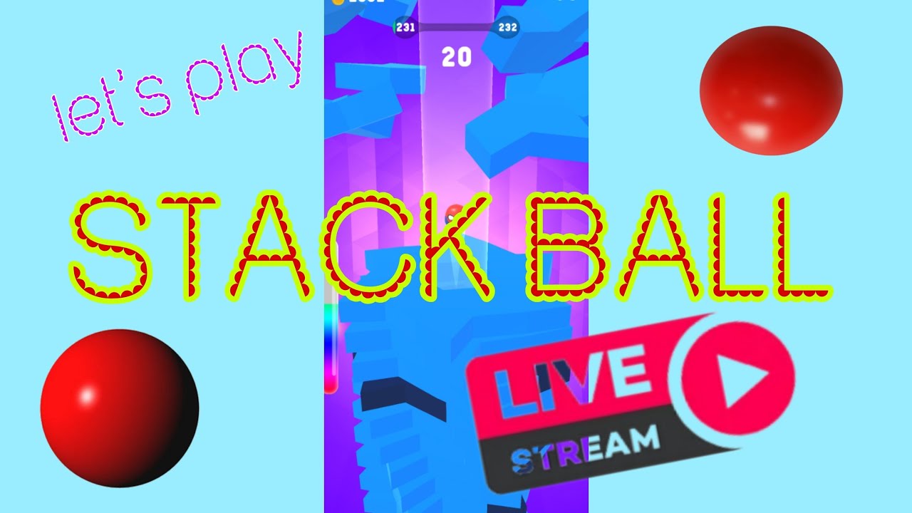 Sweet Saira is live - Let's Play STACK BALL 🏀 GAMEPLAY 🎯 - YouTube