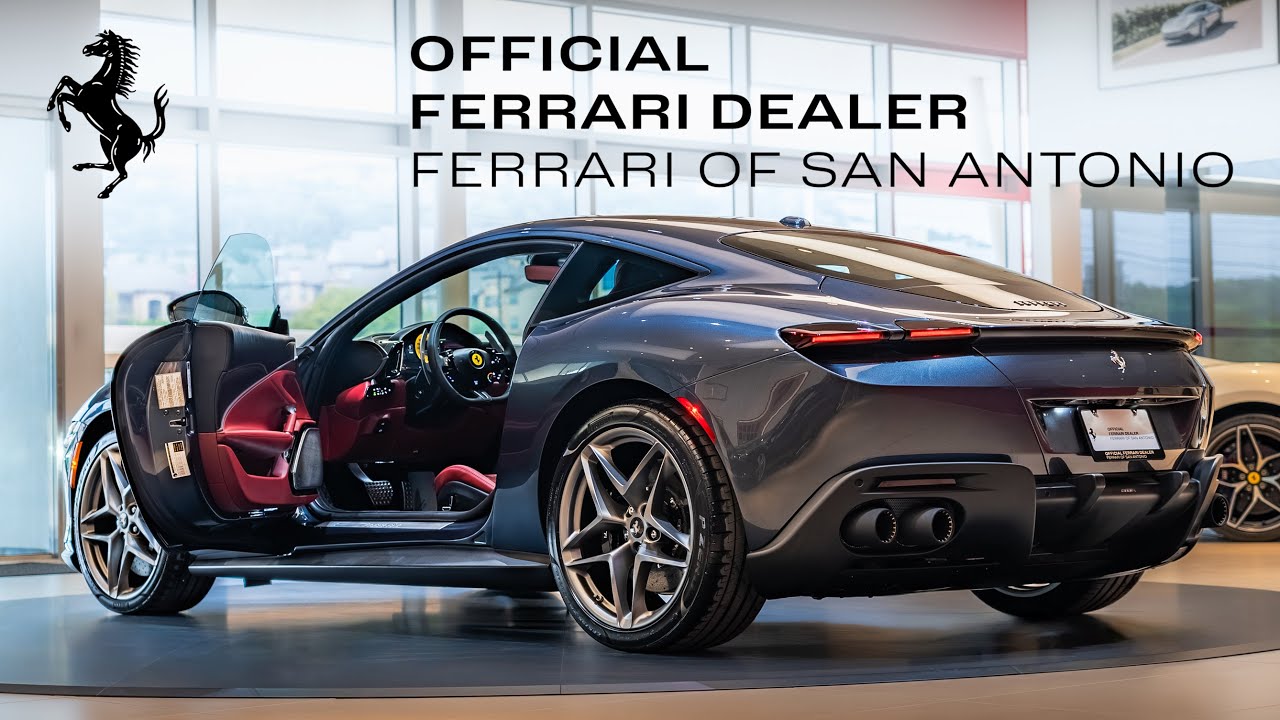 2024 Ferrari Roma - Sound, Interior, and Exterior - Blu Roma - YouTube