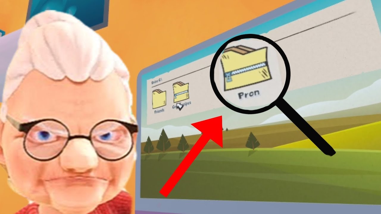 LOGGING INTO MY GRANDMAS SECRET COMPUTER!!! (I AM CAT VR) - YouTube