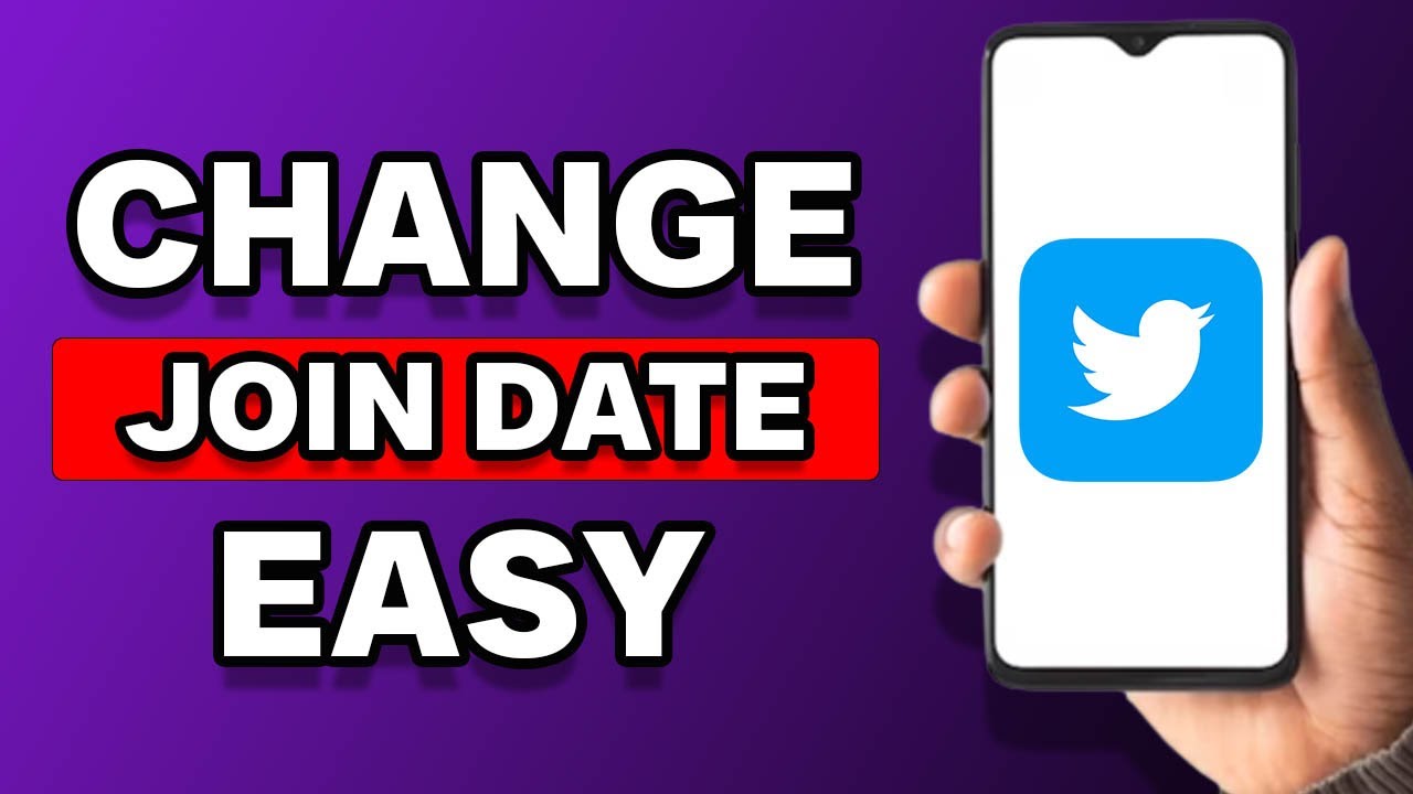How To Change Twitter Joined Date (Explained) - YouTube