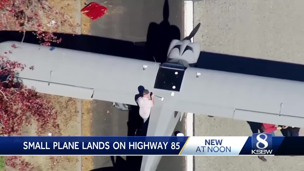 Carmel pilot makes emergency landing on Bay Area highway - YouTube