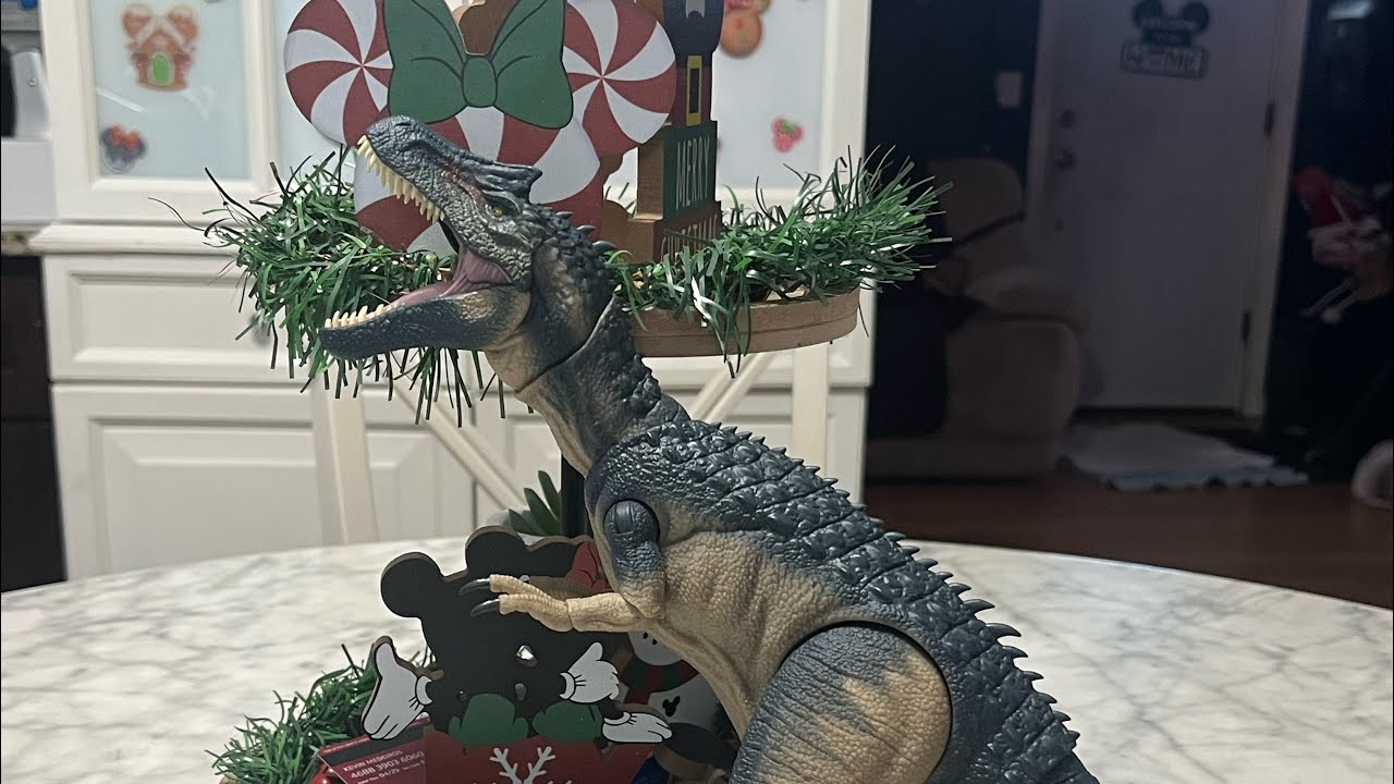 JWD Allosaurus Stop Motion Test - YouTube