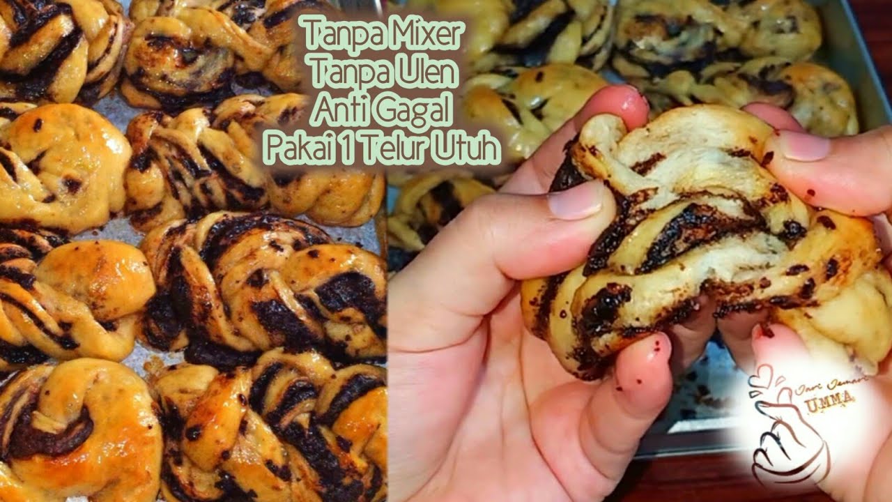 Resep Roti Kepang Isi Selai Coklat Lembut 4 Hari - YouTube