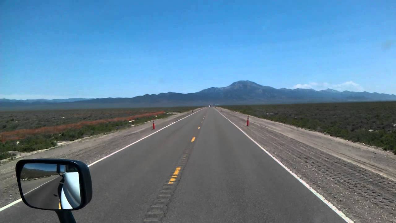 US Highway 93 South near Currie, Nevada on the Great Basin Highway ...