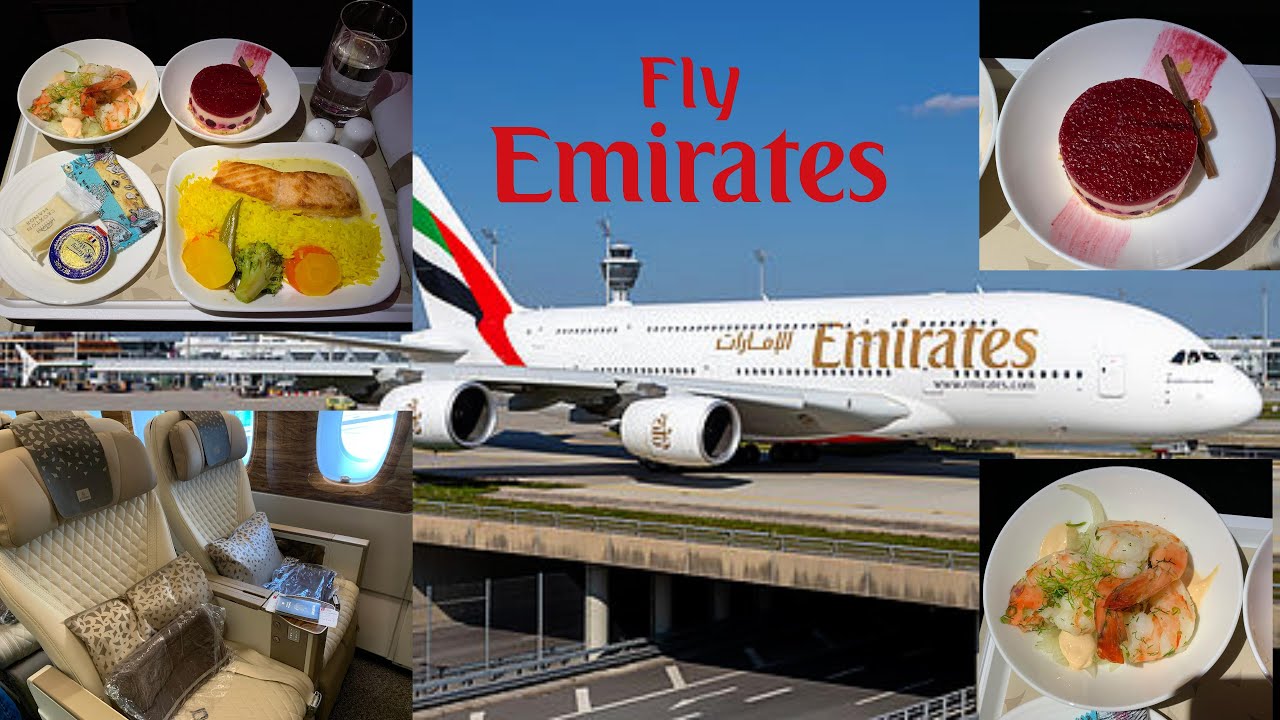 FLYING EMIRATES A380 PREMIUM ECONOMY (Yes It's Worth IT) - Window Seat ...