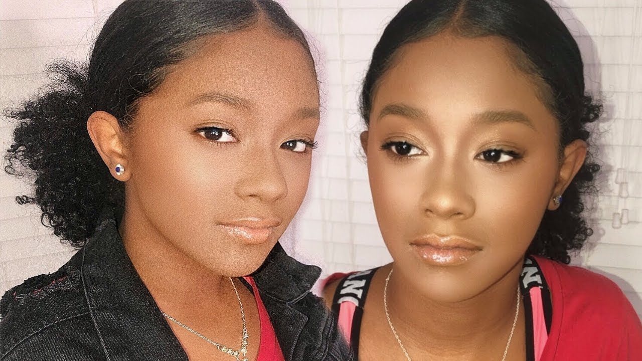 Full Face Makeup Tutorial for Teens - YouTube