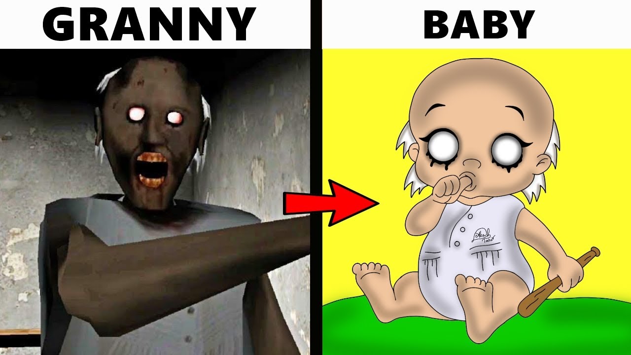 Granny 3 Game Characters Baby Version - YouTube