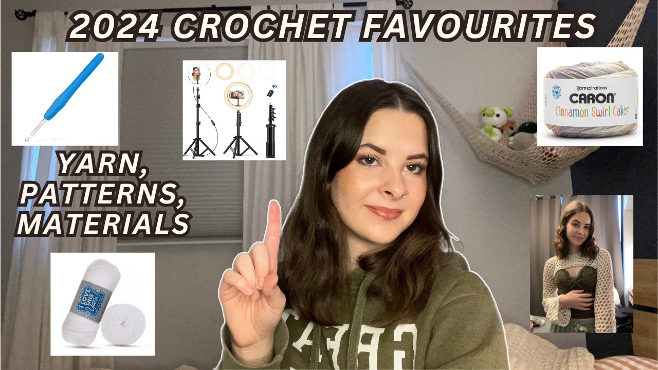 2024 crochet favourites! patterns, materials, yarn + more (VLOGMAS DAY ...