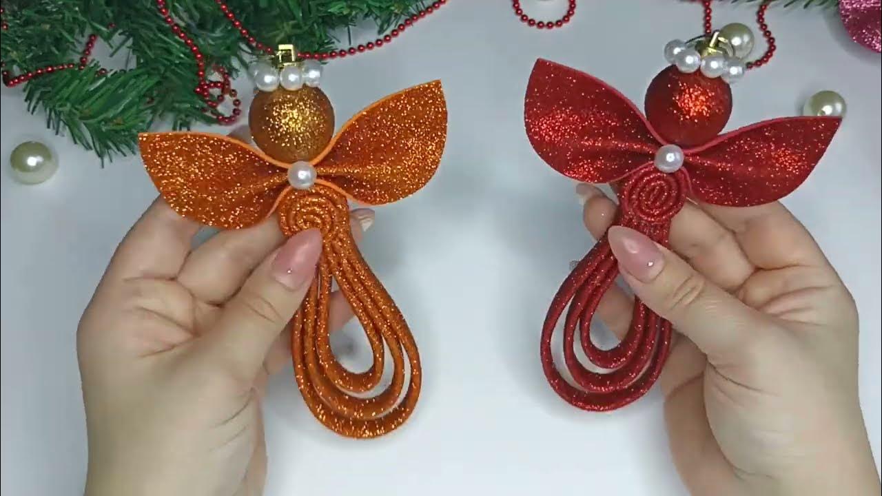 How to make Christmas angel | Christmas decorations | Diy Christmas ...