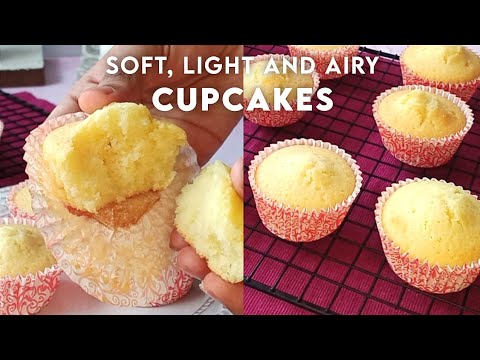 How to make soft, light and airy cupcakes - YouTube