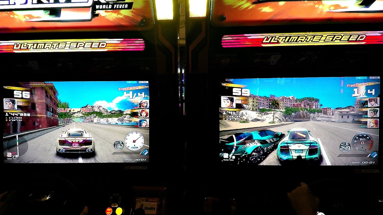 Speed Driver 4 World Fever Racing Arcade Game Doc vs M&M Best Time ...