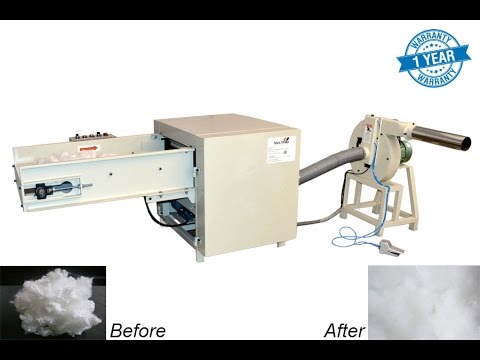 Polyester Fiber Opening, Blowing, Stuffing & Filling Machine for Making ...
