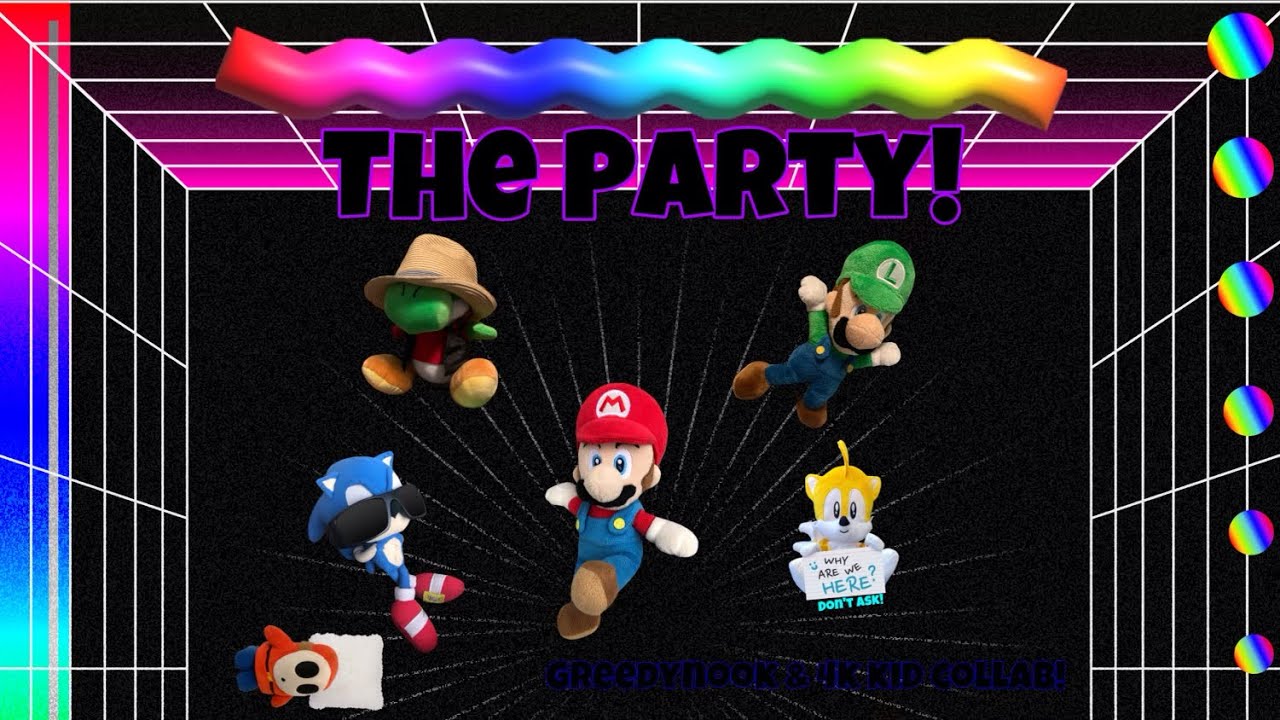 Greedy Mario Bros: The Party 🎉 🥳🎊 (Greedynook & 4K Kid collab!) - YouTube