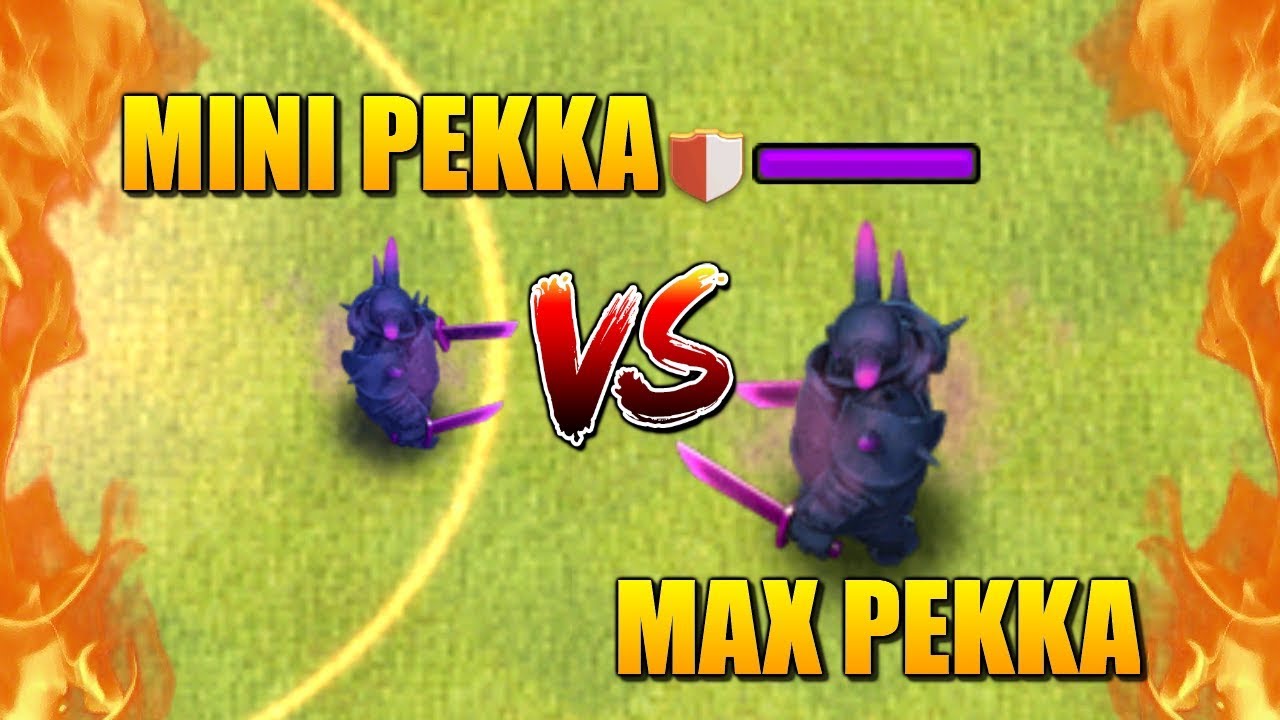 MINI PEKKA vs PEKKA - Shrink Trap Gameplay - Clash of Clans Battle! Who ...