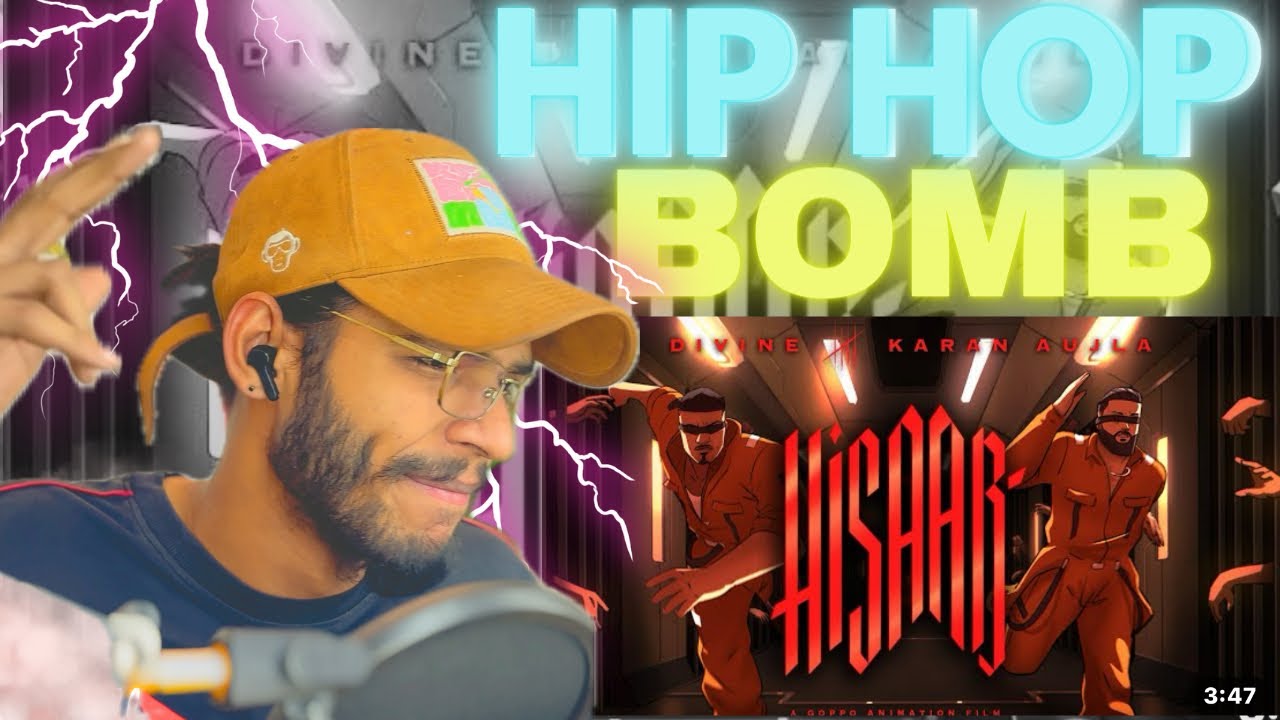HISAAB - DIVINE X KARAN AUJLA - ( REACTION BY REACT & ROLL ) - YouTube