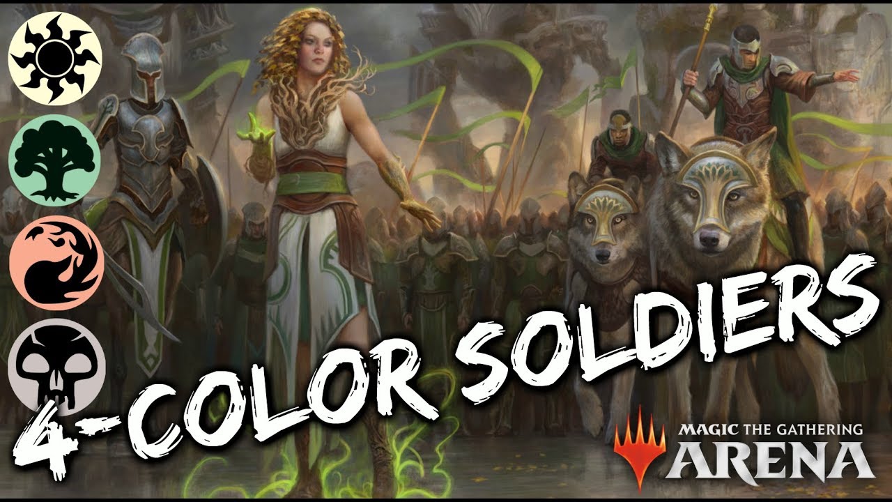 4-Color Soldiers [MTG Arena] | Golgari & Boros Soldier Tribal Deck in ...
