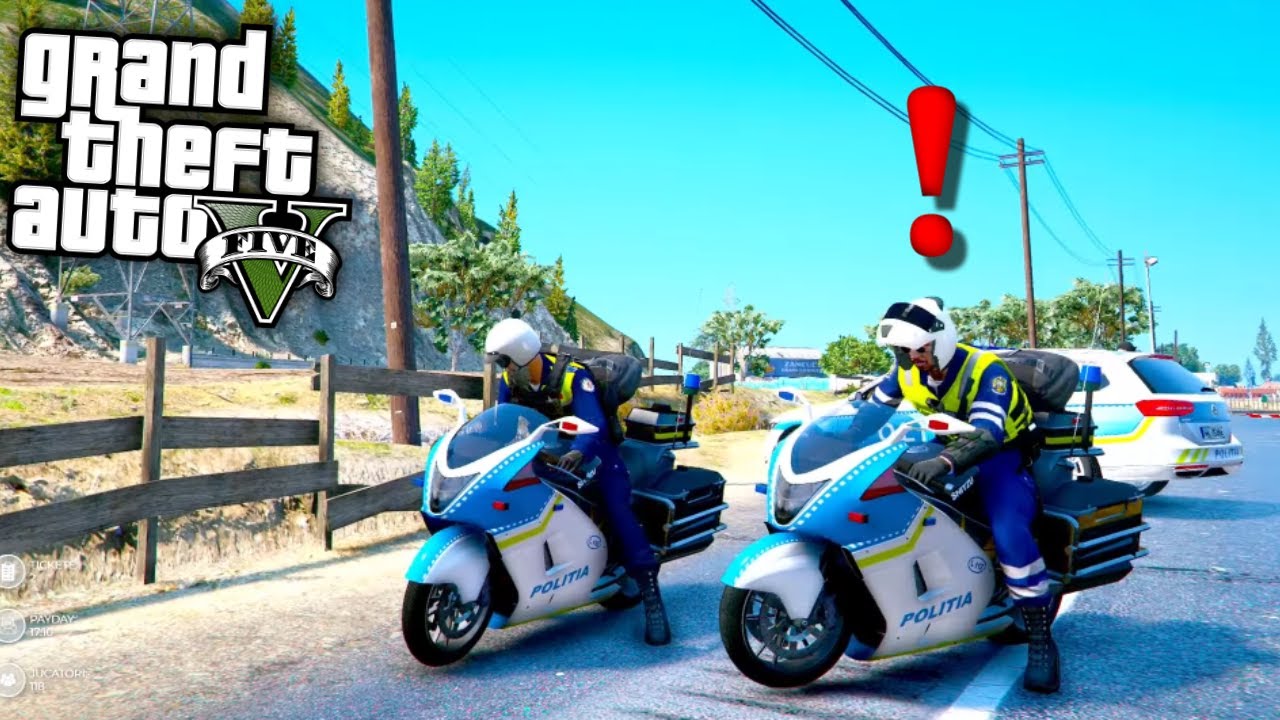 O ZI PE MOTOR CU POLITIA ROMANA! • FIVEM - YouTube