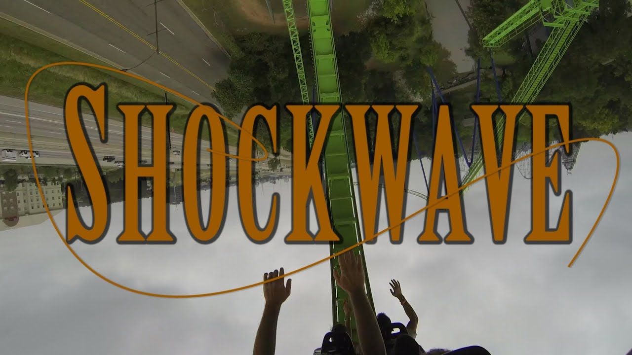 Shockwave (Roller Coaster) Six Flags Over Texas - YouTube