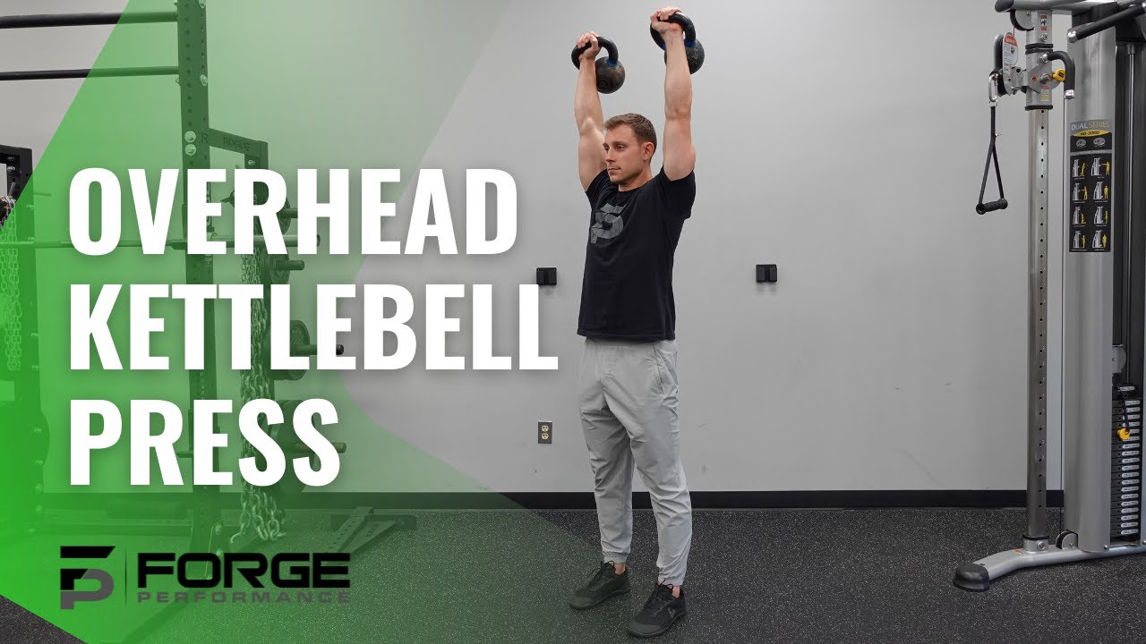 Standing KB Overhead Press - YouTube