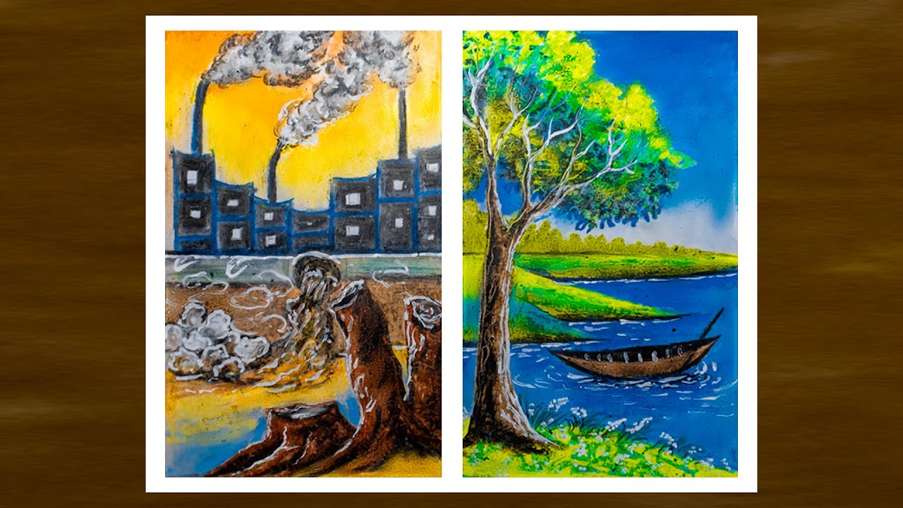 Environment Day Drawing | World Environment Day Poster Drawing | How to ...