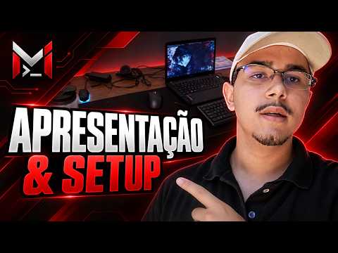 Me apresentando e mostrando um pouco do meu setup! (meu primeiro vídeo)