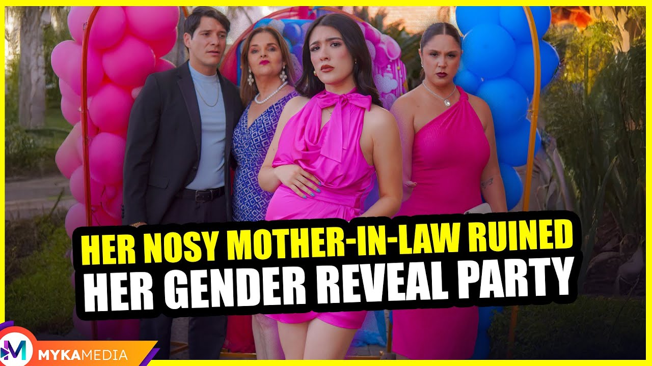Her nosy mother in law ruined her gender reveal party - YouTube