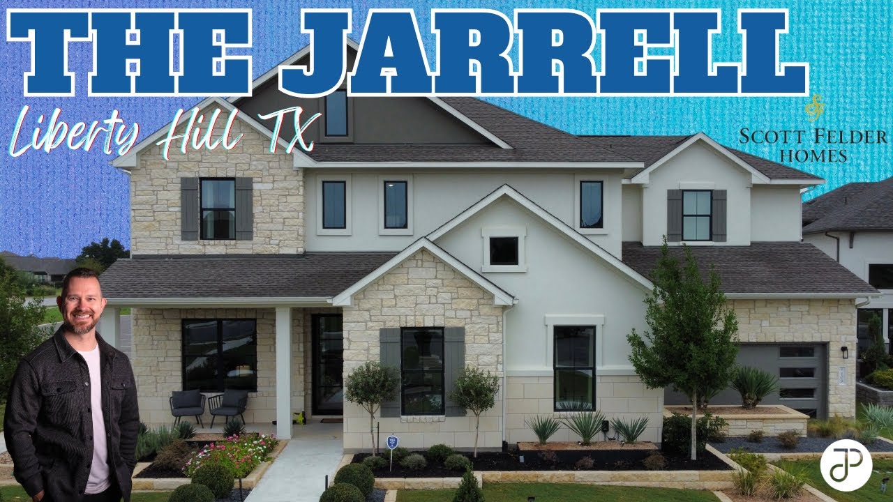 Scott Felder Homes | The Jarrell | Santa Rita Ranch | Liberty Hill TX - YouTube