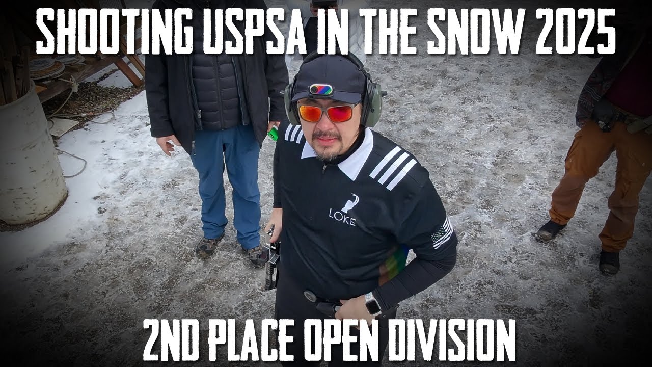 Shooting USPSA in the Snow @ Custer Feb 2025 - Open Division 2nd Place ...