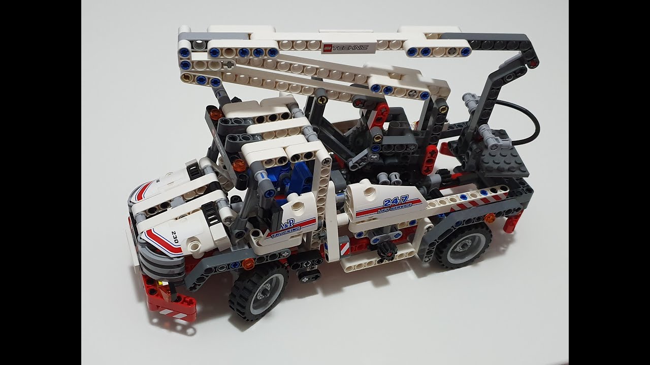 LEGO Technic 8071 Bucket Truck - LEGO Speed Build - Service Truck ...