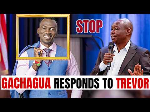 🚨 WISDOM! See How Gachagua Responds to Trevor Ombija After His Citizen TV Firing Claims