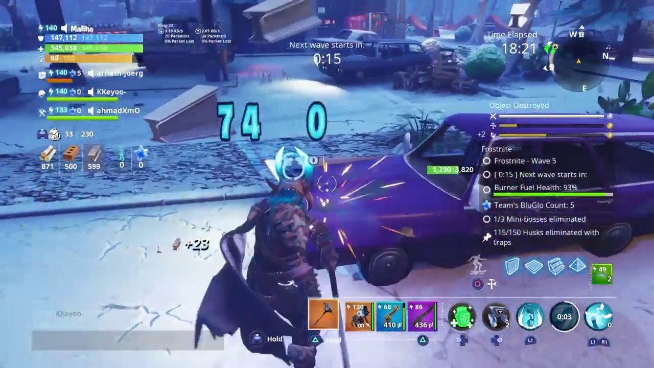 Frostnite - December 2018 - Winter Event - lvl 130 husks¬Save The World ...