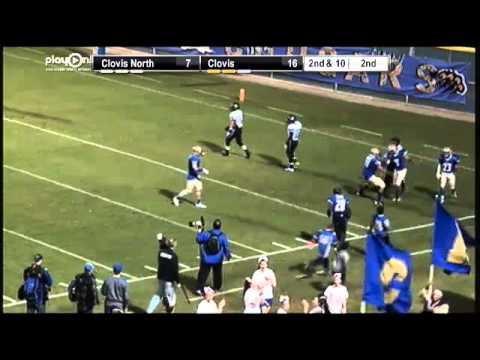 Clovis QB Jake Gatewood Throws a 41 Yard TD Pass to WR McKay France