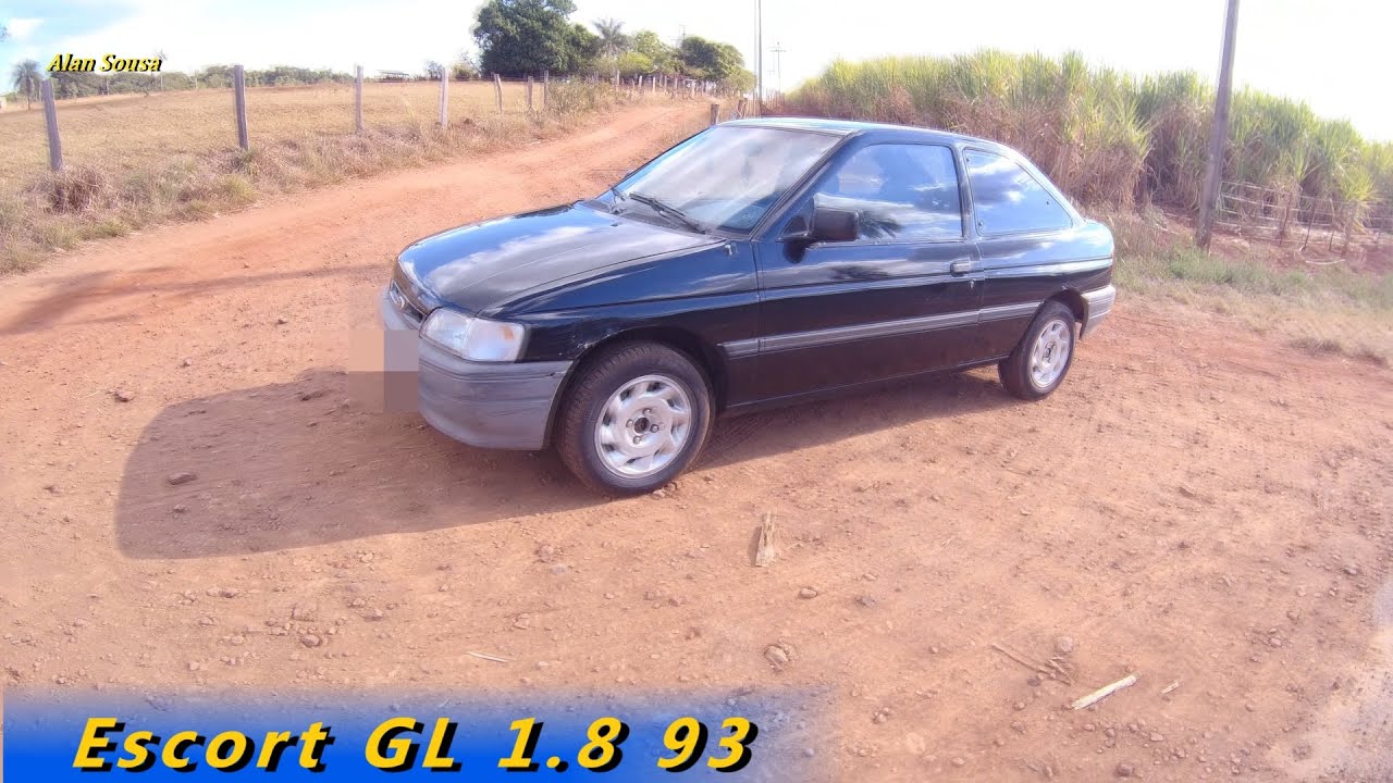 Escort GL 1.8 93 | impressões ao dirigir - YouTube