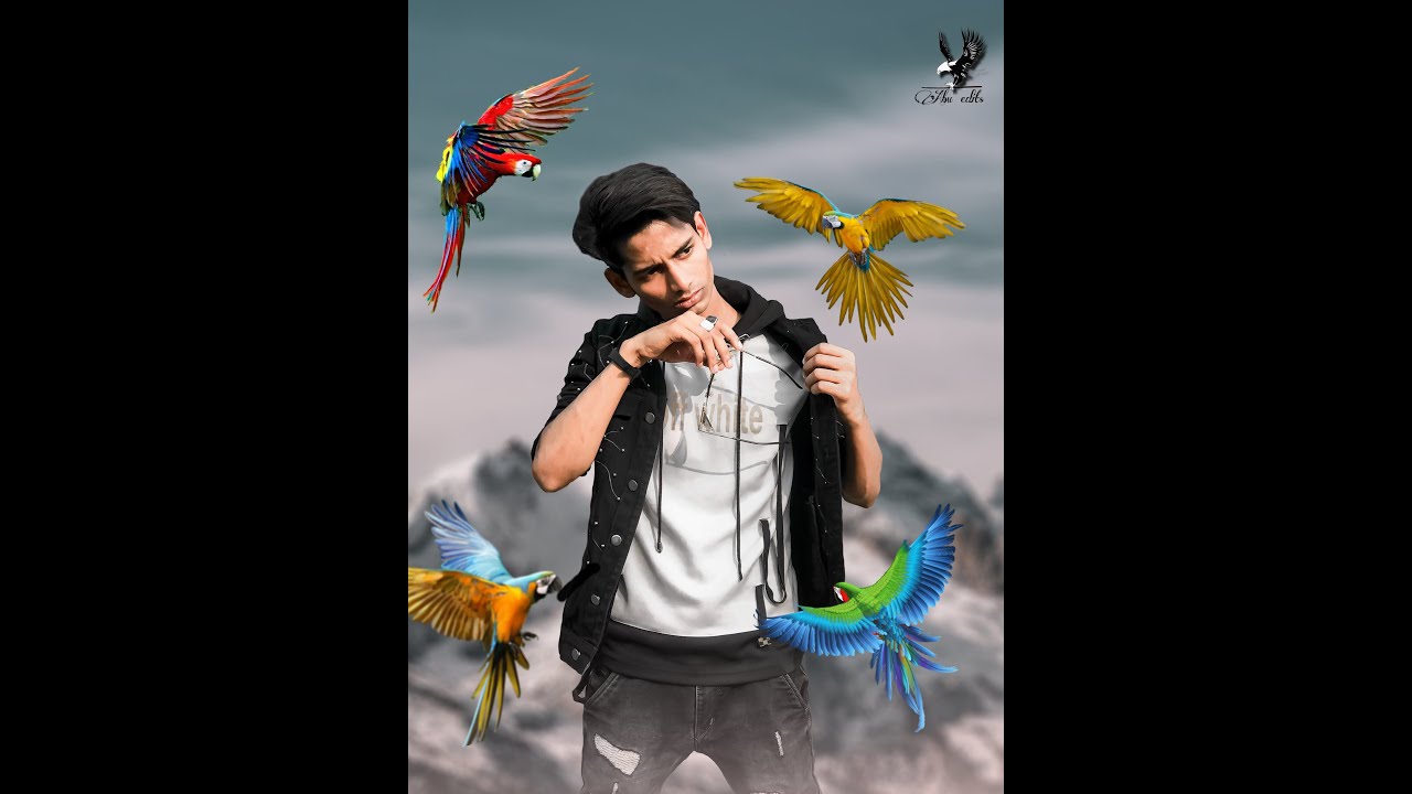 PICSART best edit 2020 / parrot editing in PicsArt. ( background change ...