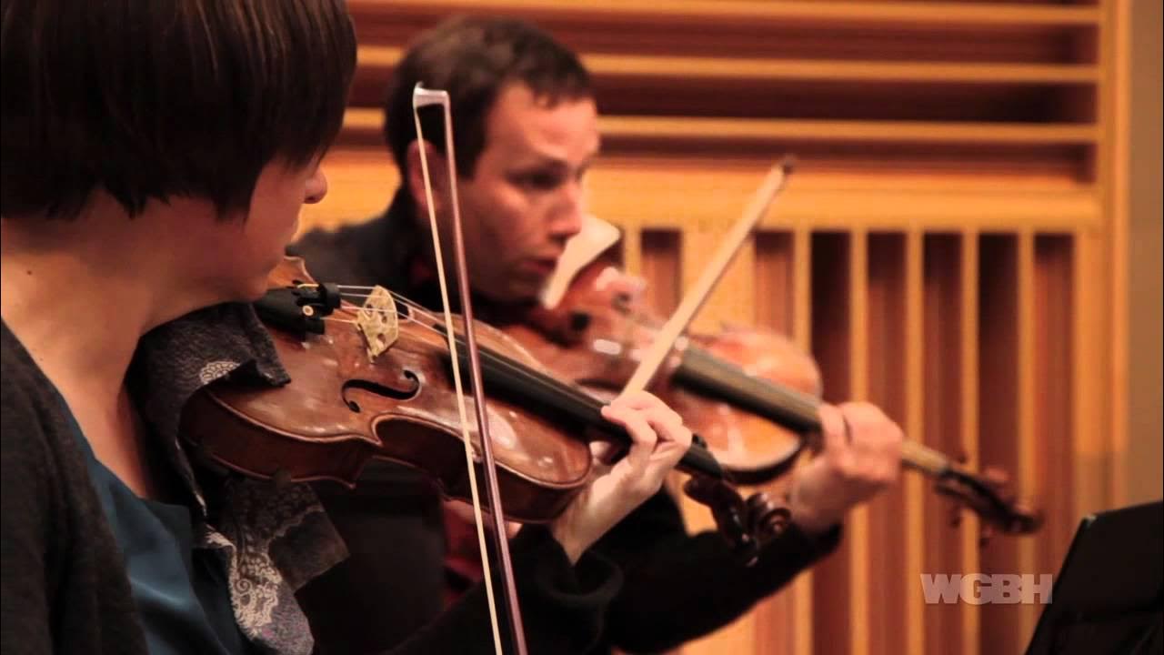 WGBH Music: Cypress Quartet plays Dvorak's "American" Quartet: 1st movement - YouTube