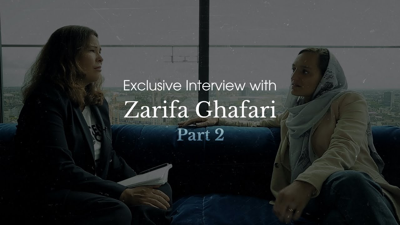 Zarifa Ghafari - Interview Part 2 - YouTube