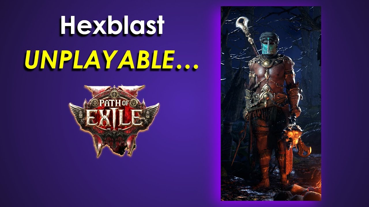 Hexblast is a perfect example of how builds are being stifled - Path of ...