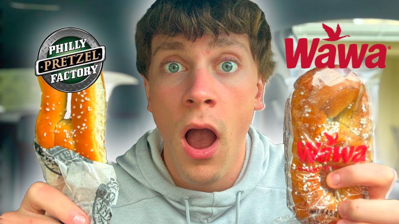 Rating the BEST Soft Pretzels - YouTube