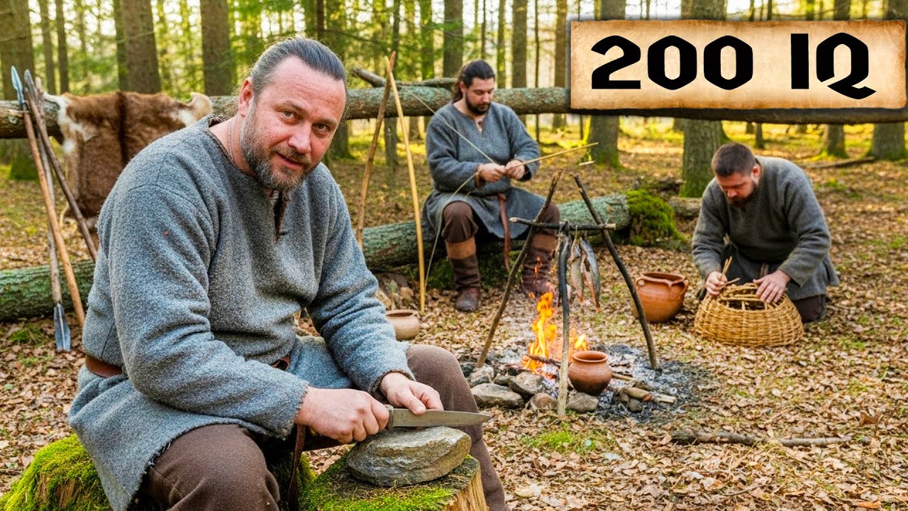 How Medieval Hunters Survived Using Only Primitive Tools - YouTube