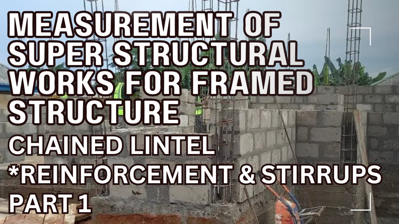 HOW TO MEASURE REINFORCEMENT AND STIRRUPS FOR A CHAINED OR CONTINUOUS ...
