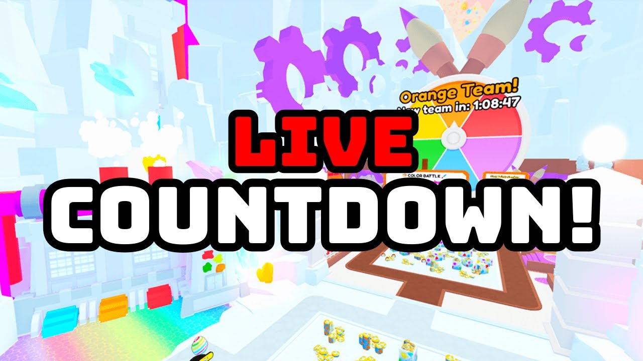 (LIVE) Color Battle Update Part 2 Countdown!! | Pet Simulator 99 ...