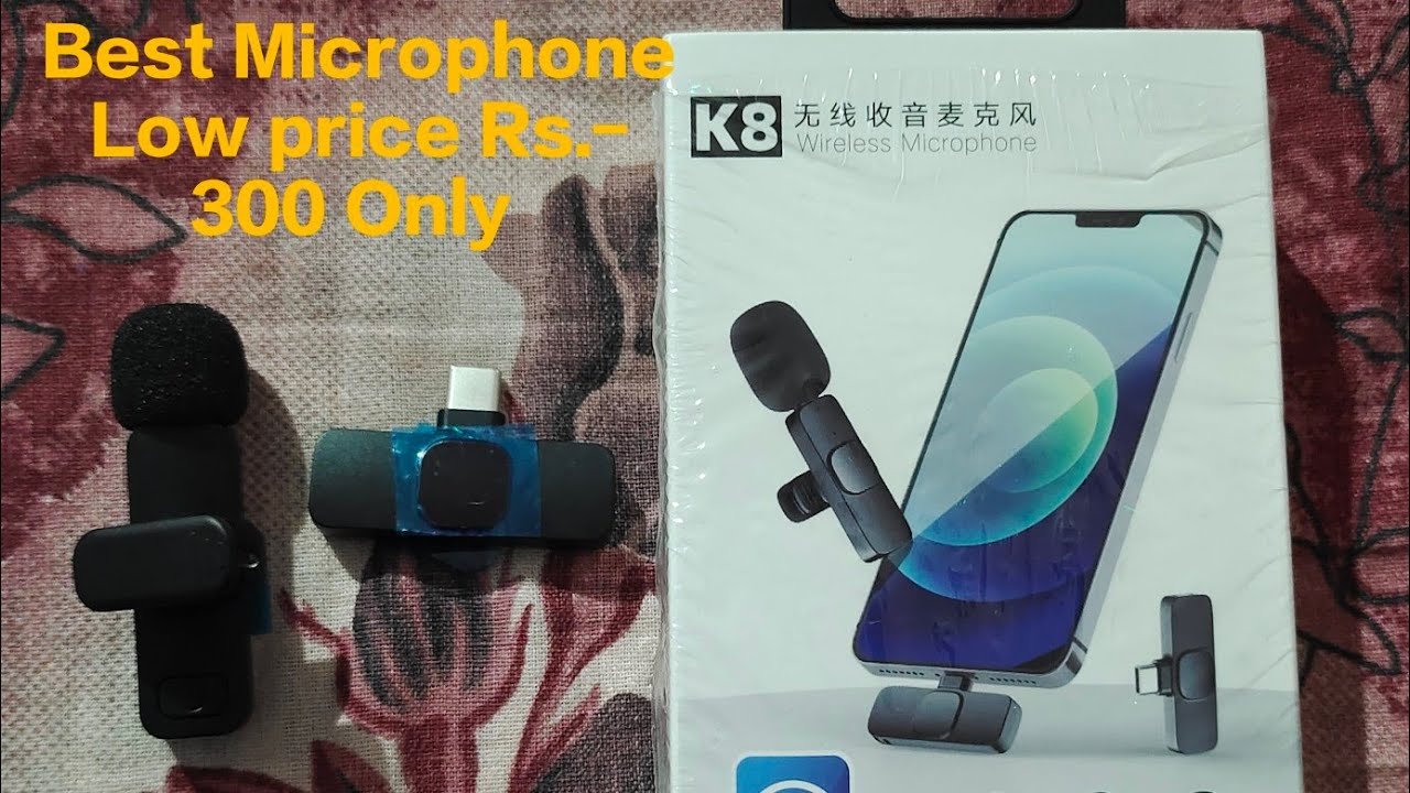 K8 Wireless Microphone Type C Unboxing and Review - YouTube