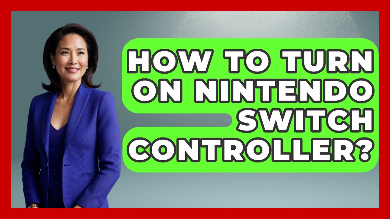 How To Turn On Nintendo Switch Controller? - Video Gamers Vault - YouTube