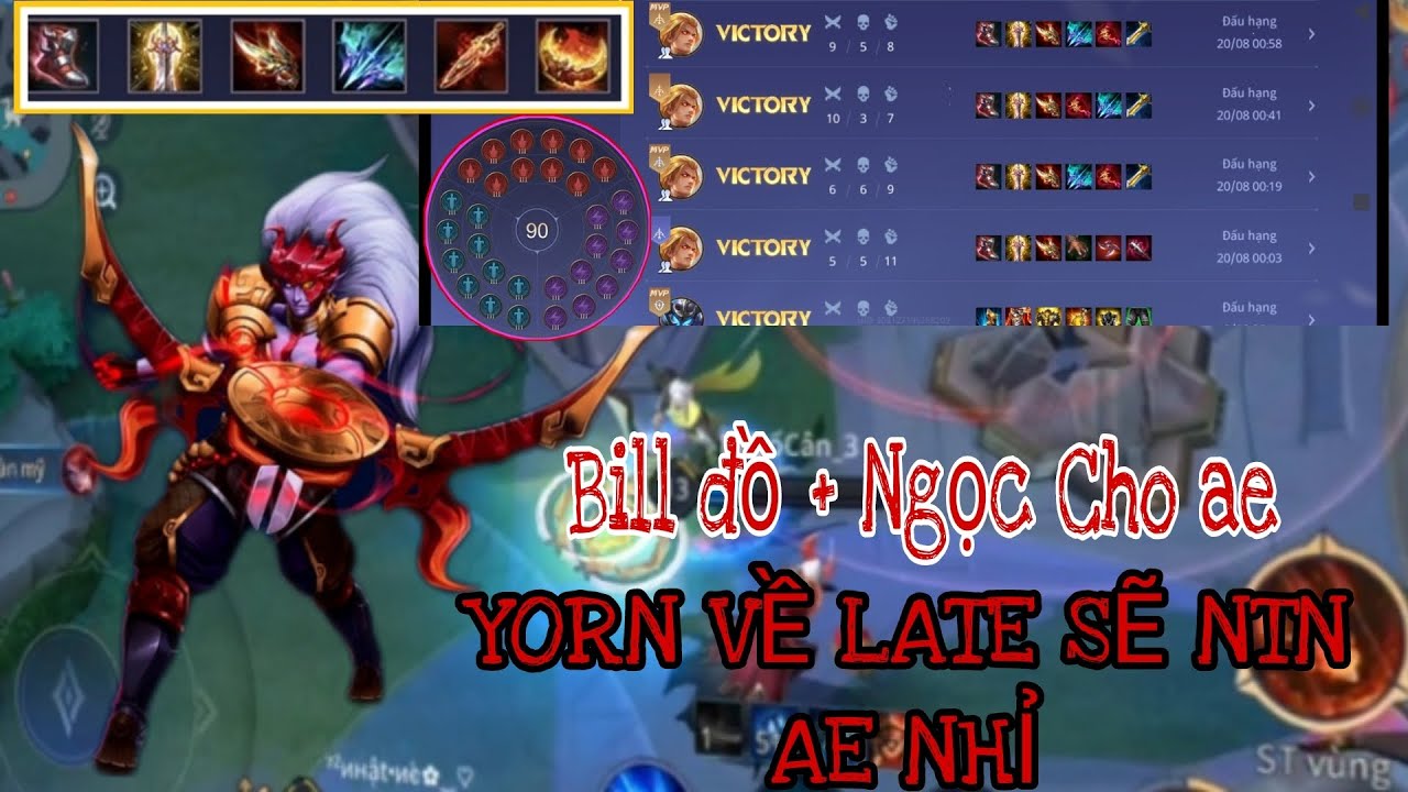[ TOP 1 YORN ] YORN VỀ LATE LẬT KÈO RANK CAO THỦ KHÔNG LÀM TEAM THẤT ...