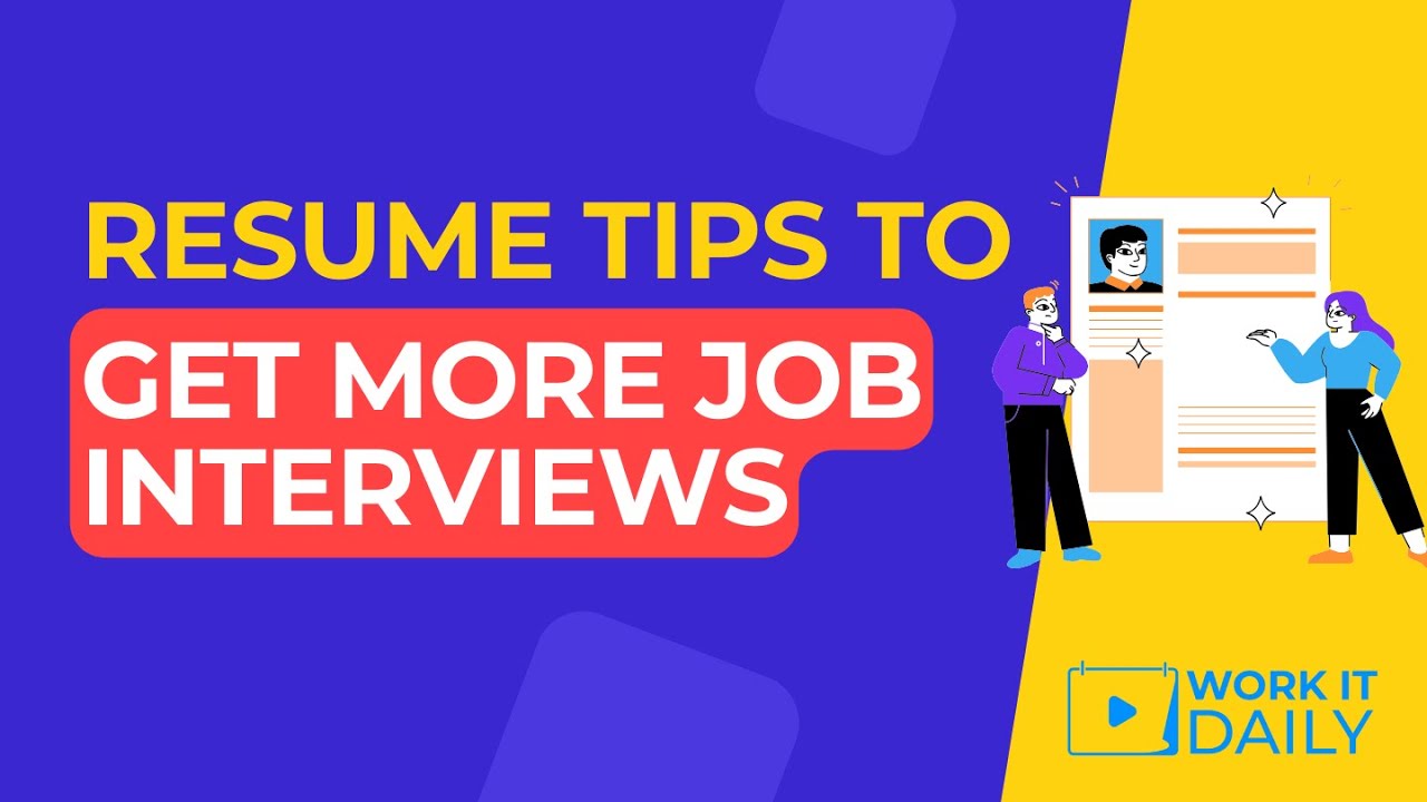 Resume tips to get more job interviews!!! 🔥🍀👍📣💸 - YouTube