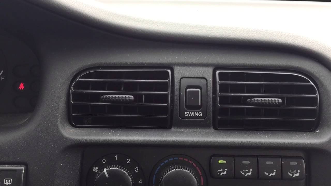 1999 Mazda 626 ex swing climate control - YouTube
