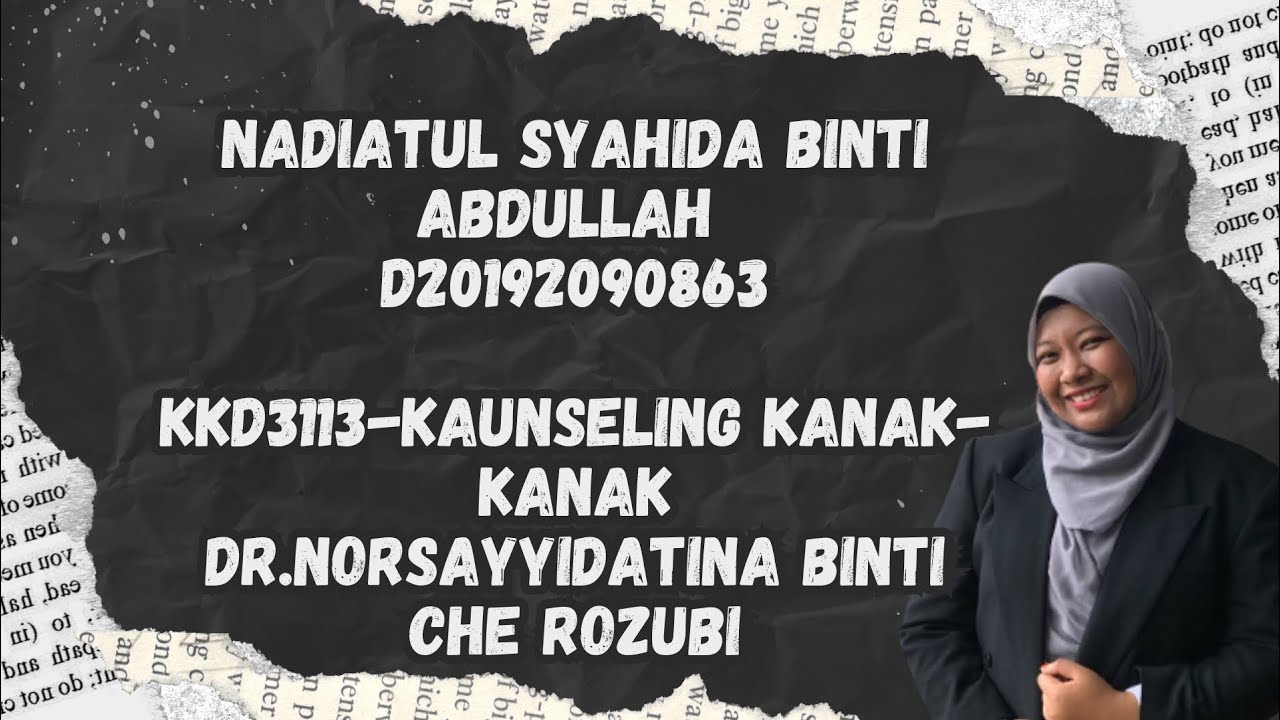 KKD3113- ISU PENGABAIAN KANAK-KANAK - YouTube