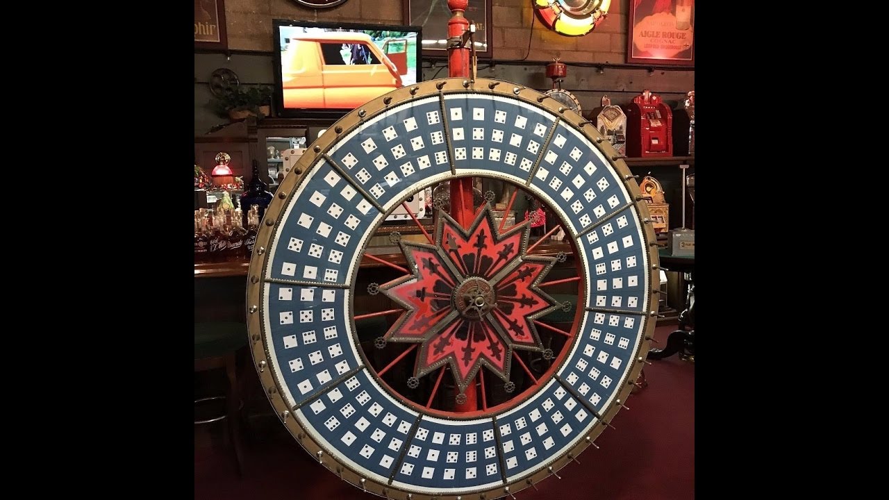1920's H.C. Evans JUMBO Dice Gaming Wheel - YouTube