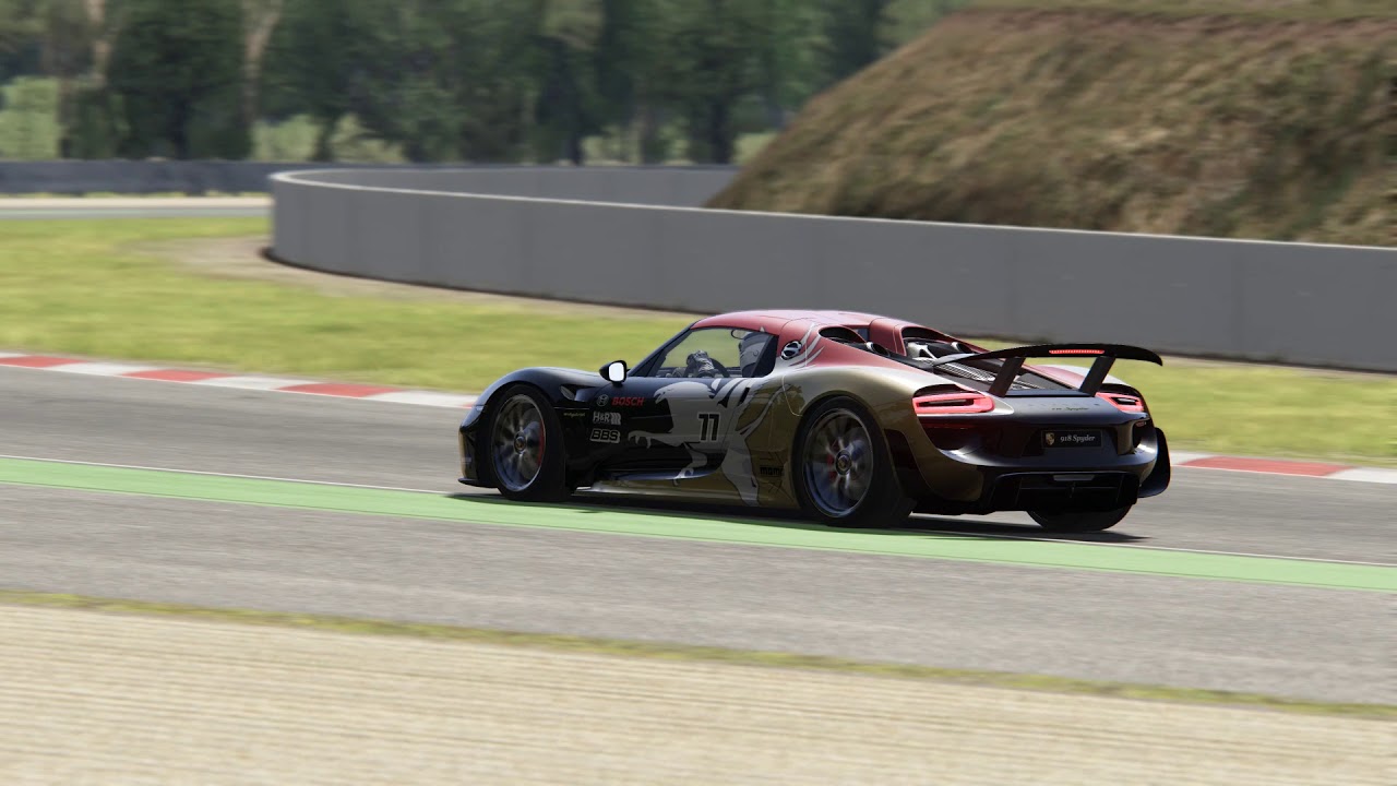 Assetto Corsa - 918 Spyder in a Gumpert Apollo livery. - YouTube