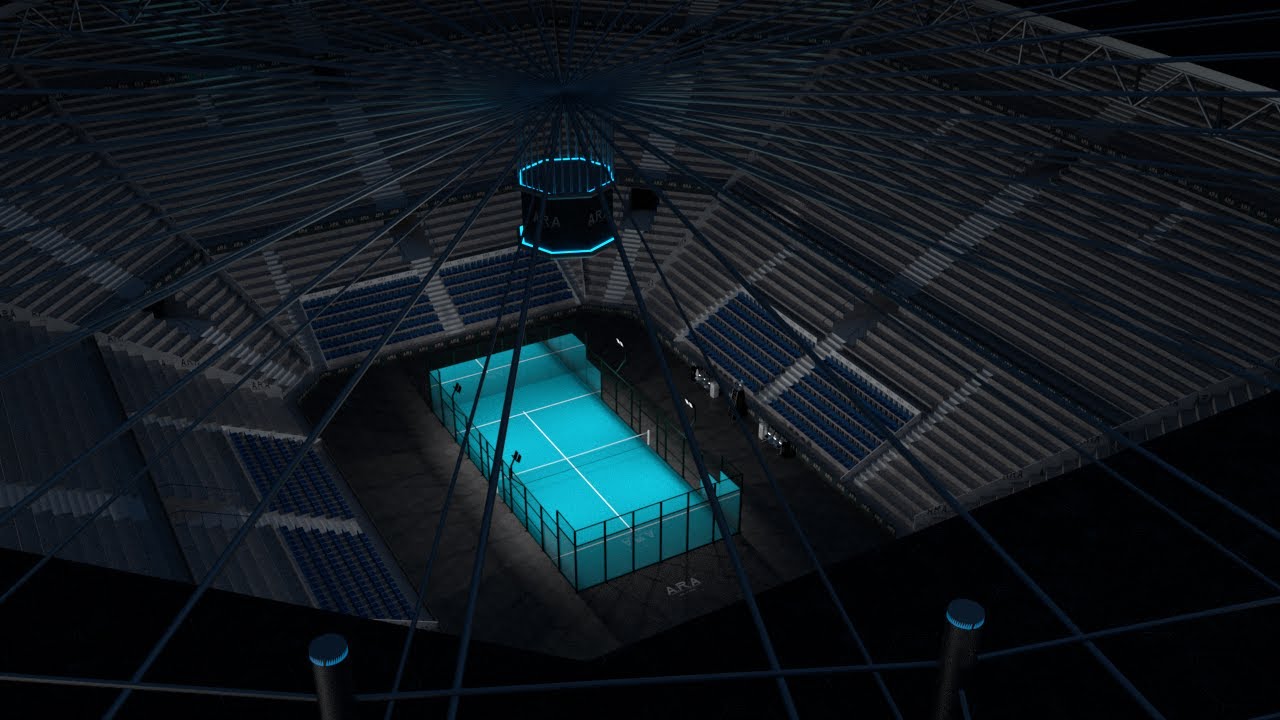 DISEÑO ARQUITECTÓNICO DEL NUEVO ESTADIO: A.R.A PADEL STADIUM ...